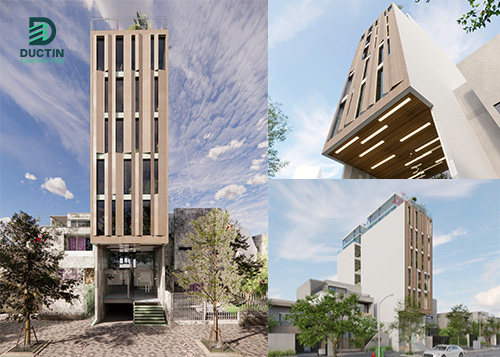 Thiết kế thi công tòa nhà văn phòng trọn gói - DUC TIN CONSTRUCTION