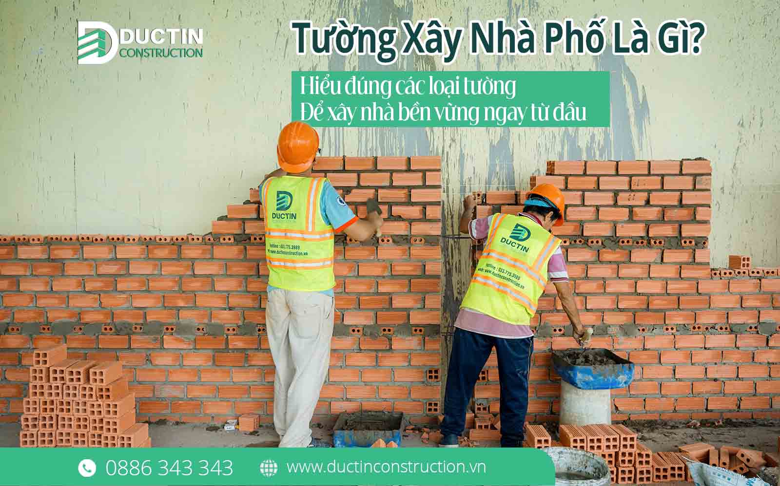 Tường xây nhà phố là gì? Hiểu đúng các loại tường để xây nhà bền vững ...
